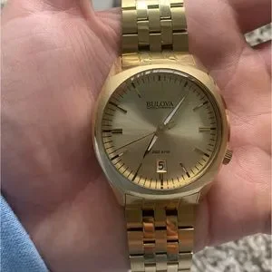 Bulova | Accessories | Bulova Accutron Ii Surveyor Gold Dial Mens 4mm ...